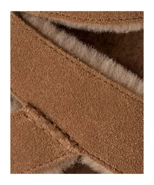 UGG Greenport Suede Slippers With Criss-cross Straps