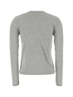 Polo Ralph Lauren Long Sleeve Embroidered T-shirt - Grey