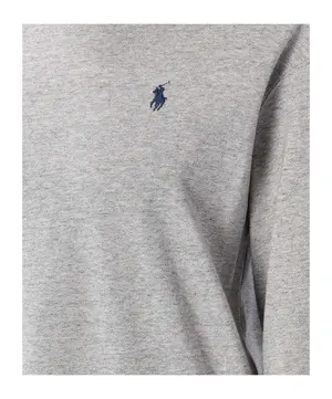 Polo Ralph Lauren Long Sleeve Embroidered T-shirt - Grey