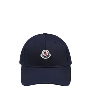 Moncler Gabardine Baseball Cap - Navy
