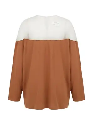 MAISON MARGIELA Printed T-shirt With Round Neck And Long Sleeves