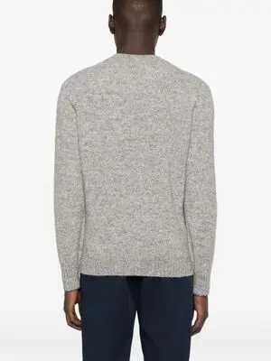 Brunello Cucinelli Crew Neck Long Sleeve Sweater - Gray