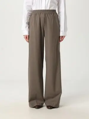 Brunello Cucinelli Elastic Waist Wide-leg Trousers