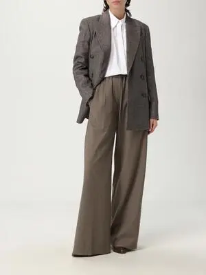 Brunello Cucinelli Elastic Waist Wide-leg Trousers