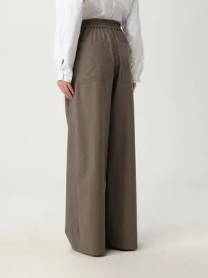 Brunello Cucinelli Elastic Waist Wide-leg Trousers