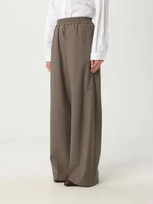 Brunello Cucinelli Elastic Waist Wide-leg Trousers