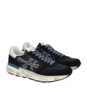 Premiata Lace-up Low-top Sneakers With Logo Detail