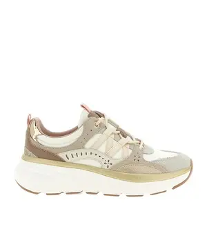 TWINSET Panelled Running Sneakers With Glitter And Suede Accents