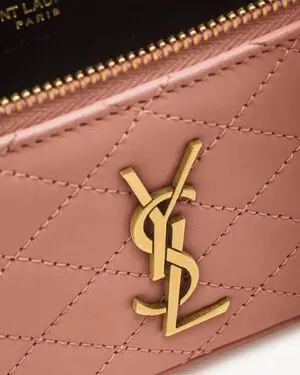 Saint Laurent Gaby Vanity Bag - Brown