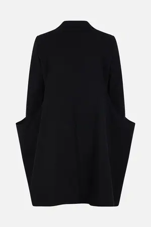 Comme Des Garçons Single-breasted Wool Coat