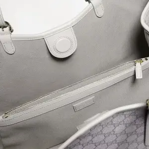 Gucci Gg Emblem Large Tote Bag - Grey