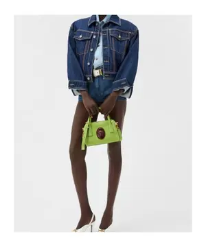Versace Contrast Stitch Denim Jacket