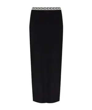 Versace Geometric Waist Maxi Skirt