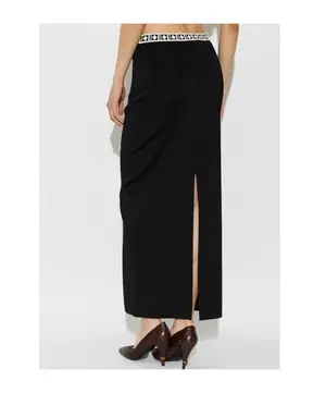 Versace Geometric Waist Maxi Skirt