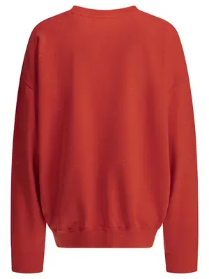 GANNI Graphic Sweatshirt - Red