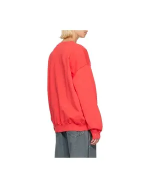 GANNI Graphic Sweatshirt - Red