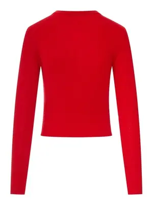 GANNI Ribbed V-neck Cardigan