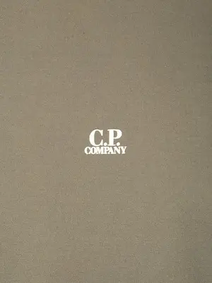 C.P. COMPANY Gasato Logo Short Sleeve T-shirt - Gray
