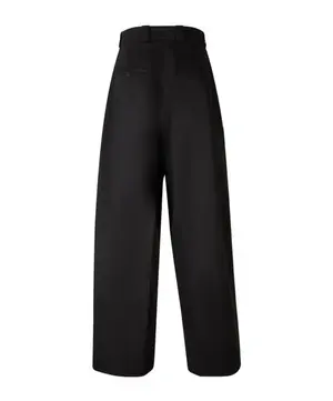 WILLY CHAVARRIA Wide-leg Trousers With Belt Loops And Tonal Stitching