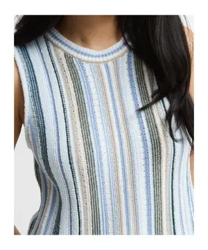 Barbour Josie Knitted Stripe Sleeveless Top