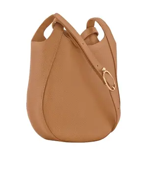 Longchamp Le Foulonné S Crossbody Bag - Walnut