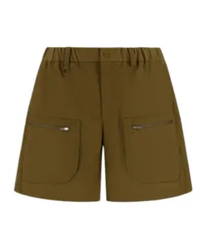 Herno Zip-pocket Cargo Bermuda Shorts - Olive Green