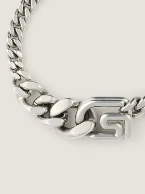 Givenchy Logo Plaque Chain Bracelet
