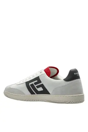 Balmain Logo Low-top Sneakers - Gray