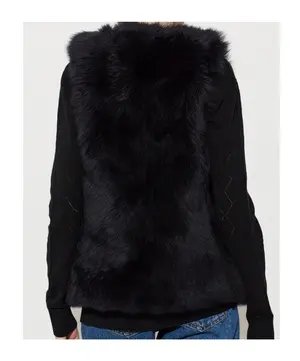 Balmain Sleeveless Fur Vest