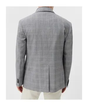 Versace Check Single-breasted Blazer