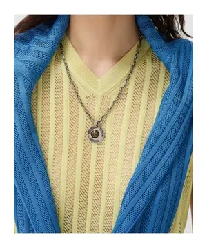 Versace Medallion Pendant Necklace