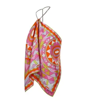 Emilio Pucci Manuba Printed Halterneck Top