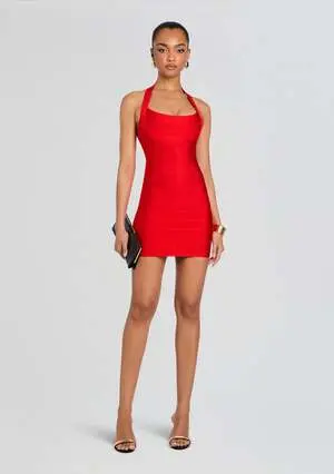 Retrofete Cassara Knit Mini Dress - Geranium