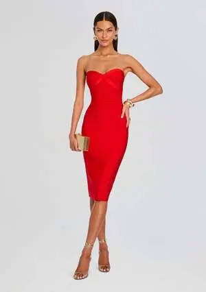 Retrofete Drussie Knit Dress - Geranium