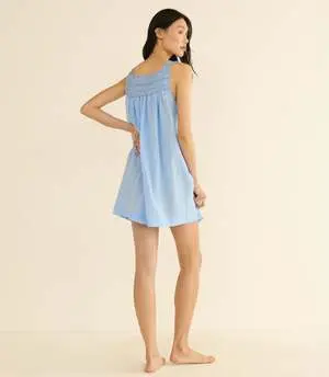 DÔEN Bea Dress Mini Length - Bluejay