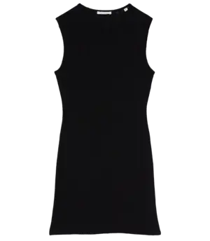 DÔEN Ema Organic Cotton Pointelle Mini Dress