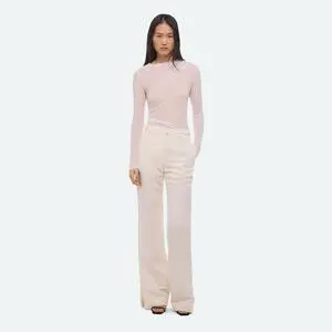 Helmut Lang Sheer Twisted Long-sleeve Top