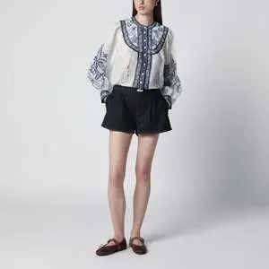 Farm Rio Coast Scarf Blouse