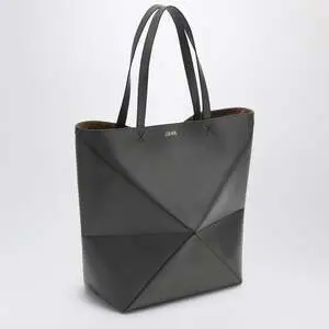 Loewe Dark Puzzle Fold Tote Xl Bag - Grey