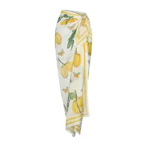 AGUACLARA Pareo / Scarf Fruits De Lest - Yellow