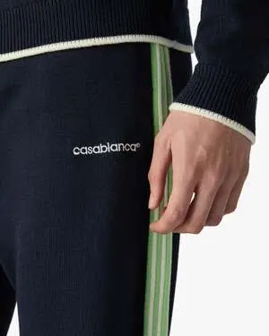 Casablanca Navy Merino Track Trousers
