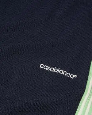 Casablanca Navy Merino Track Trousers