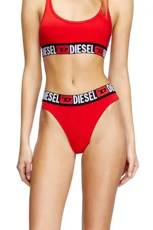 DIESEL® 3-pack Thongs With Logo Waist - Multicolor