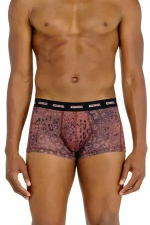 DIESEL® Three-pack Of Stretch Cotton Boxer Briefs - Violet