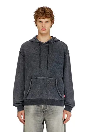 Diesel® Textured Sweatshirts Hoodies For Men