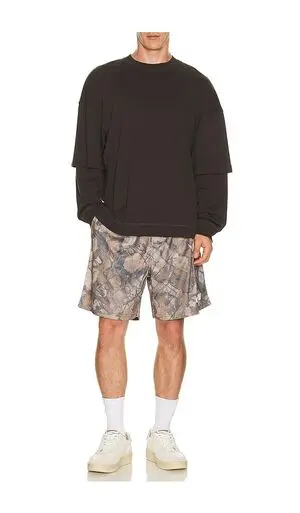 Obey Stanton Mesh Shorts With Drawstring Waistband