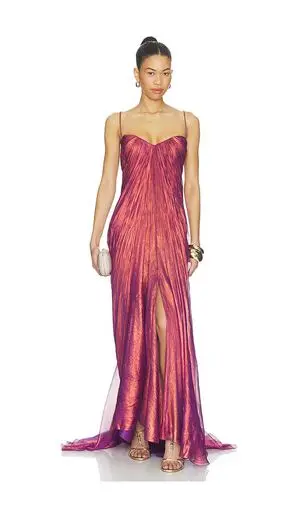 Maria Lucia Hohan Spaghetti Strap Evening Dresses