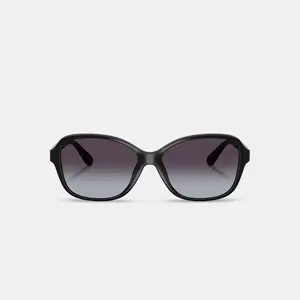 COACH OUTLET Oversized Oval Sunglasses - Black