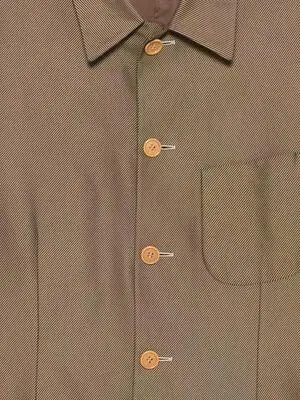 ROMEO GIGLI 1990s Diagonal-stripe Button-up Jacket