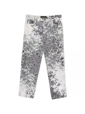 Roberto Cavalli 1990s Cow-print Trousers